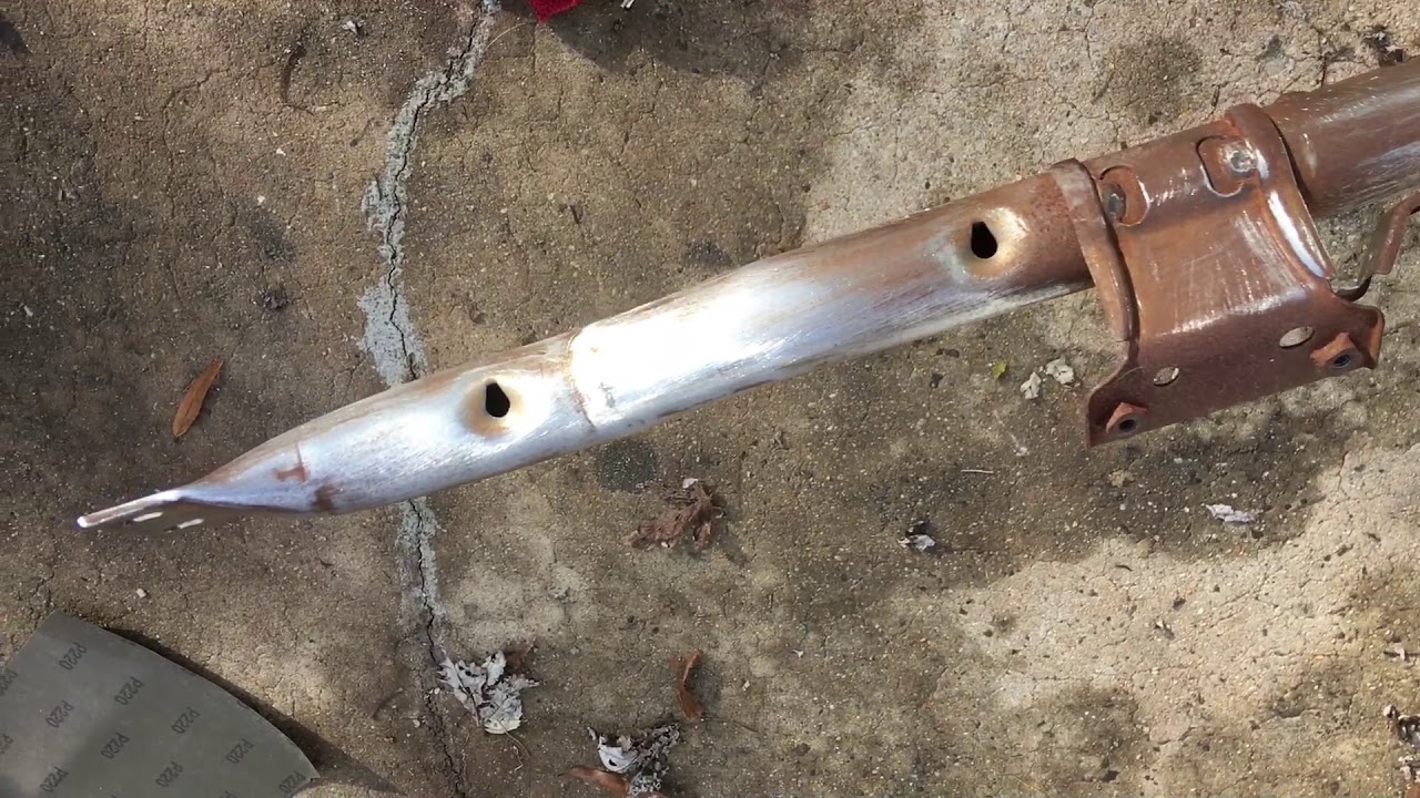 240sx Dash Bar Repaint And Rust Removal - YouTube