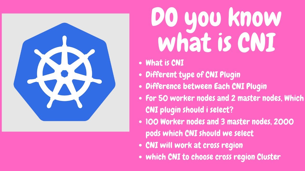 Do you know what is CNI in K8S - YouTube