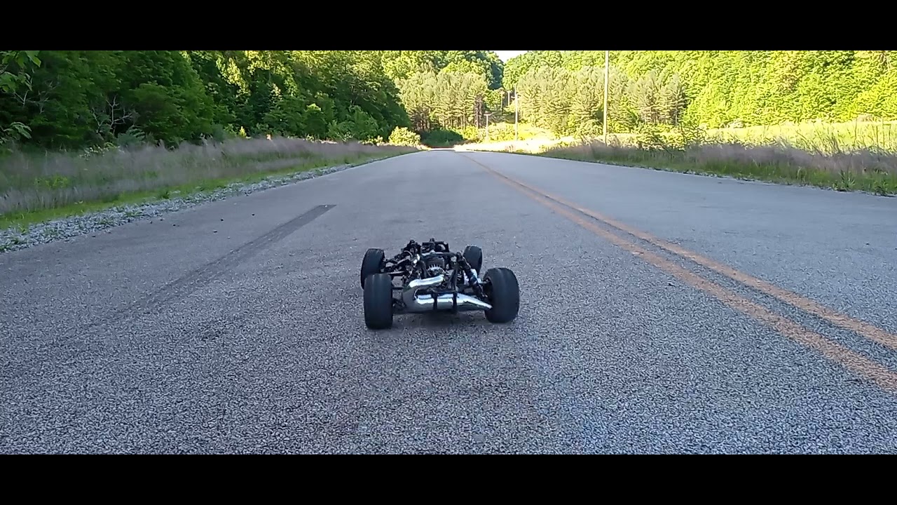 Baja 5b 30.5 CC Km2 speed full mod drag hit obr killer - YouTube