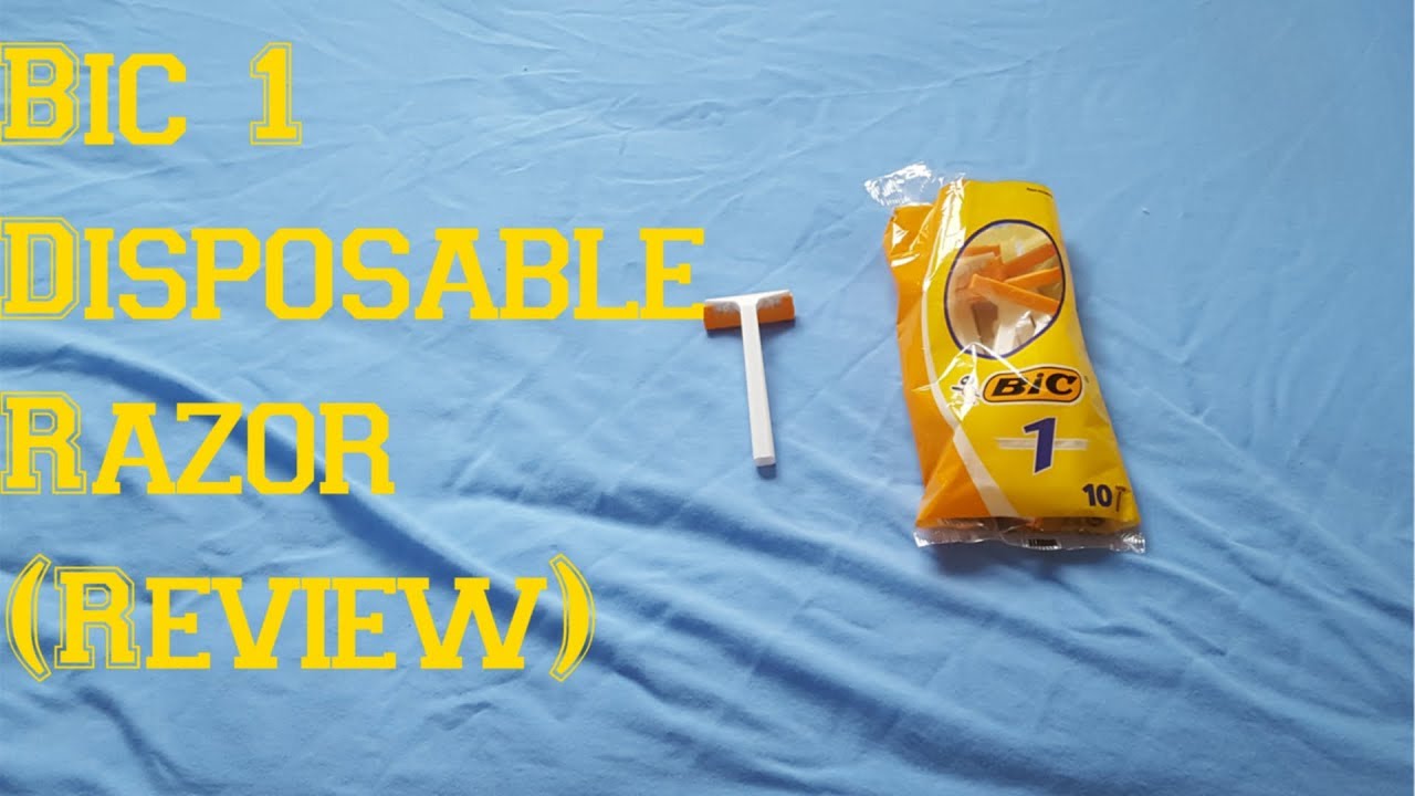 Bic 1 Disposable Razor (Review) - YouTube