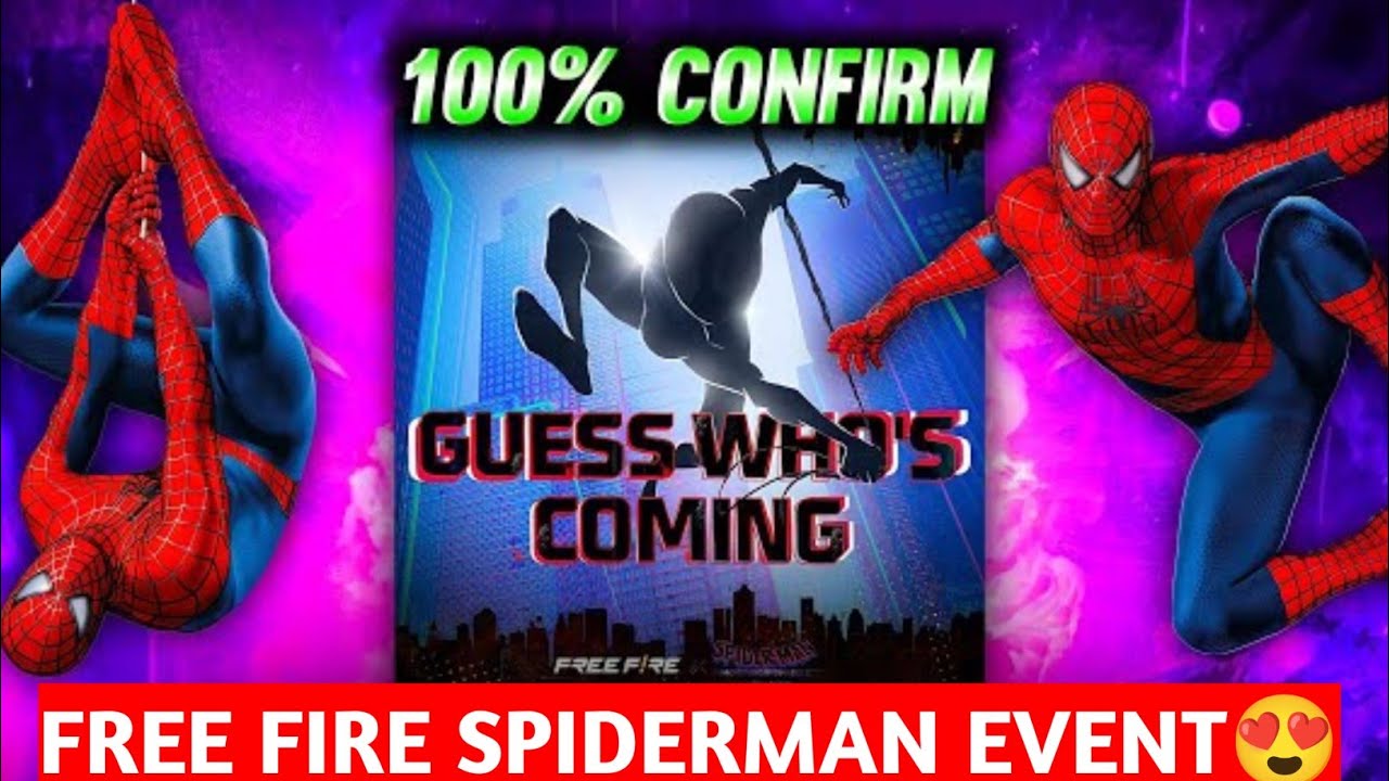 Free Fire SpiderMan collaboration| free fire x spiderman | free fire ...