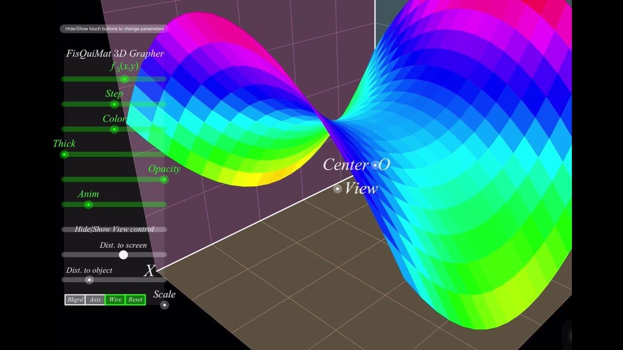 DESMOS 3D Grapher Explicit function Calculadora Gráfica Función Explícita - YouTube