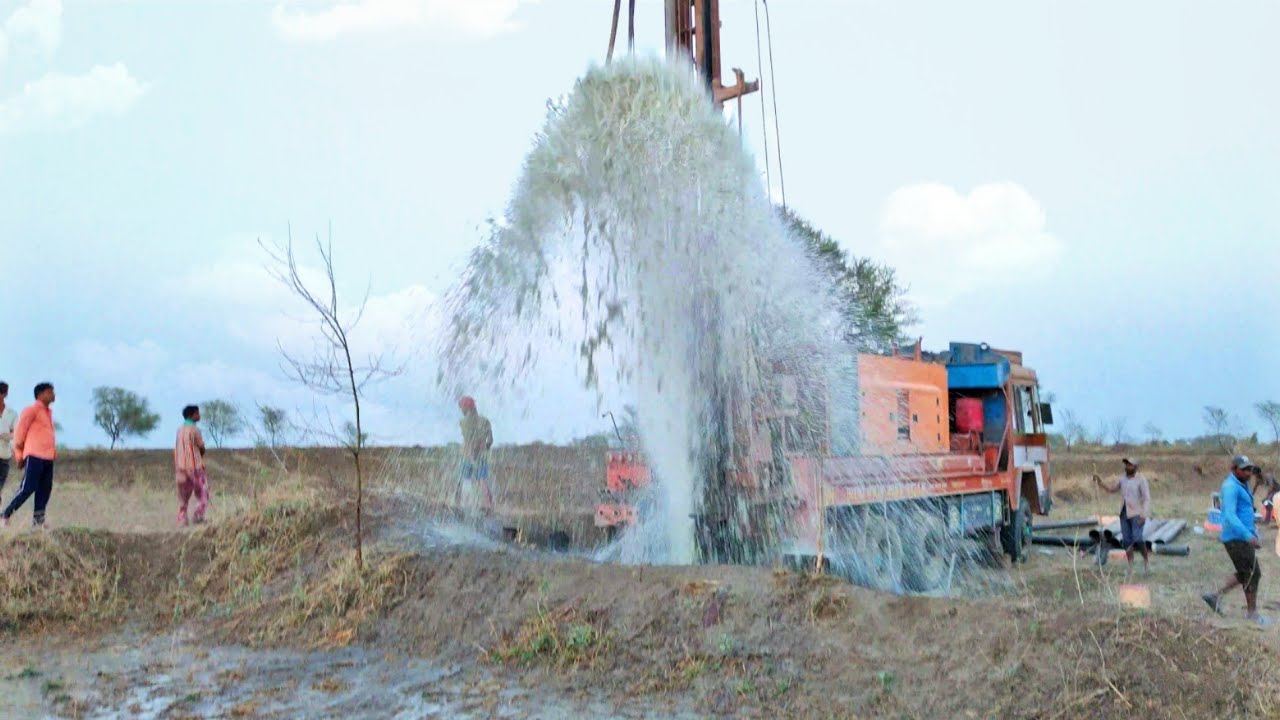 Borewell Drilling - 10 Hp Water journey 145 Feet Depth Borewell | New ...