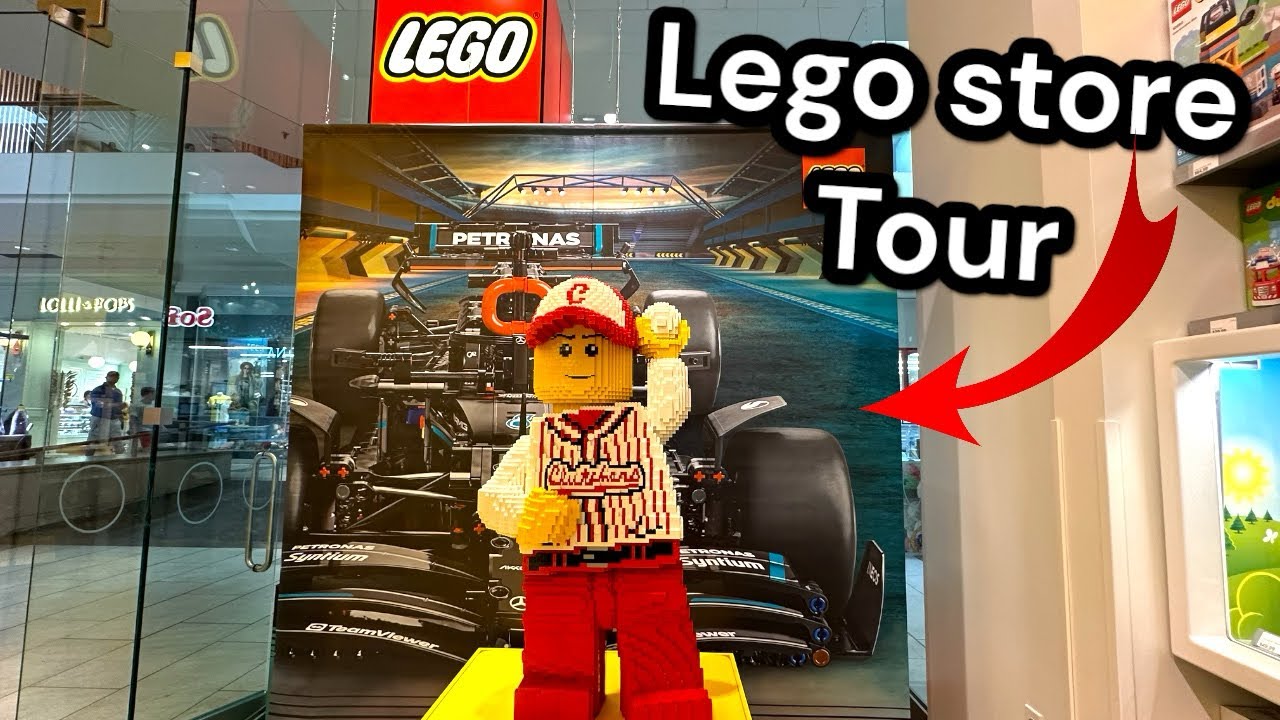 Lego store tour - YouTube