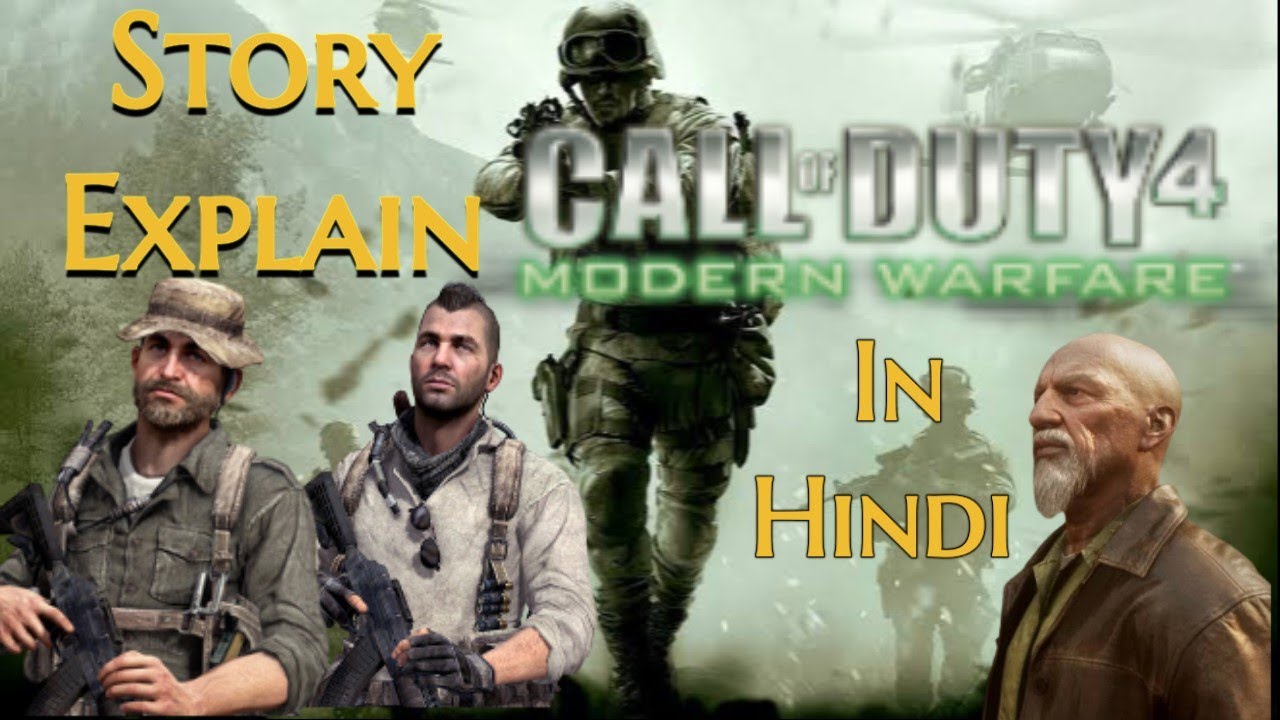 Call of Duty 4: Modern warfar Story Explained in hindi - YouTube
