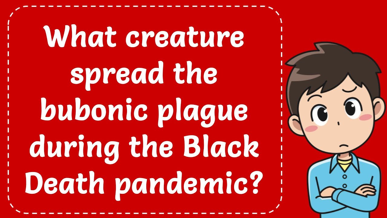 What creature spread the bubonic plague during the Black Death pandemic ...