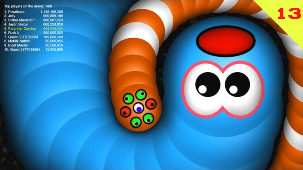 WORMATE ZONE.IO 🐍 | Biggest Snake & Gameplay | Epic Worms Zone Best Gameplay | Tran Hung 83 ...