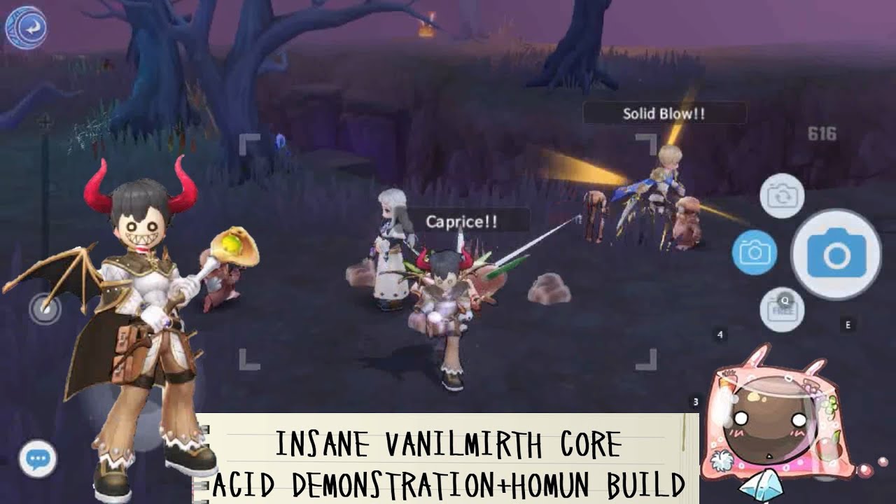 GG VANILMIRTH FURY CORE & ACID DEMON+HOMUNCULUS BUILD CREATOR PART 119 ...