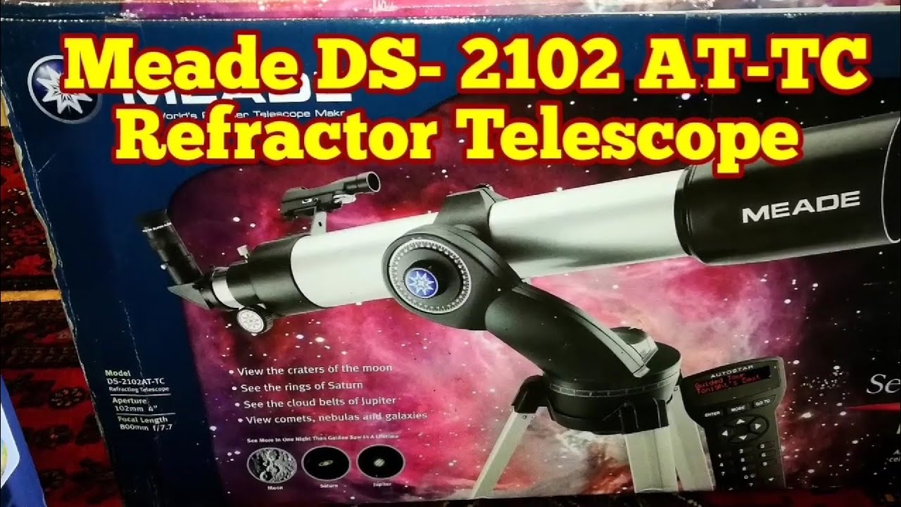 Meade DS-2102AT-TC(Infinity 102AZ, Star Navigator 102) Refracting ...