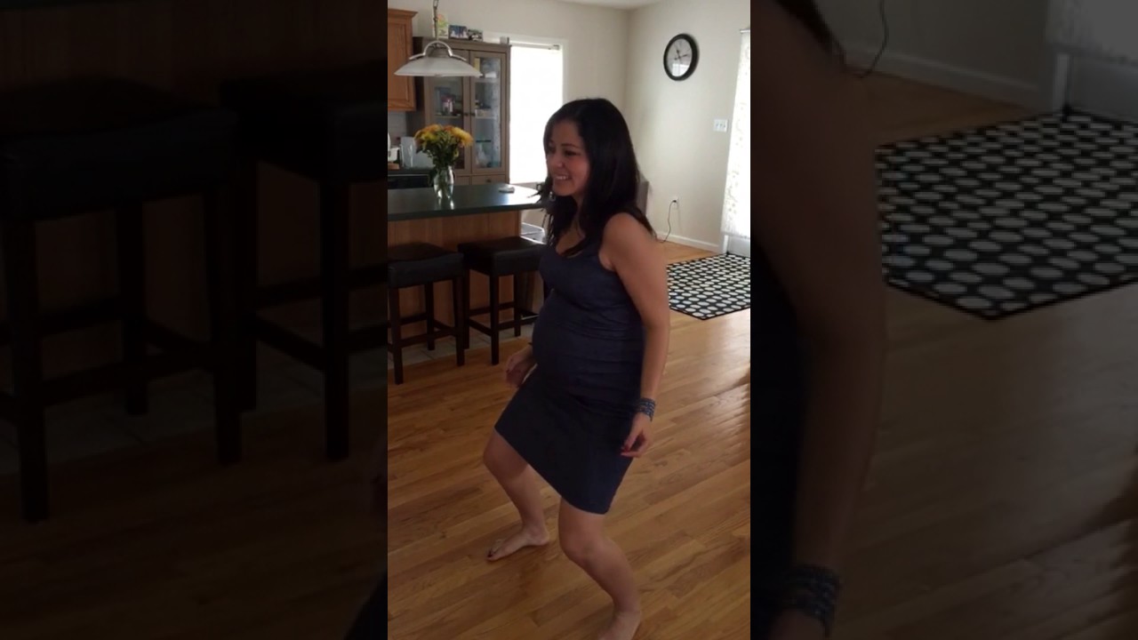 6 months pregnant dancing/ embarazada bailando - YouTube