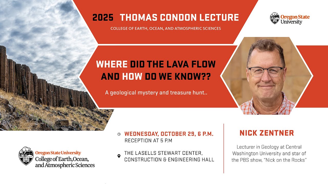 2025 Thomas Condon Lecture with Geologist Nick Zentner - YouTube