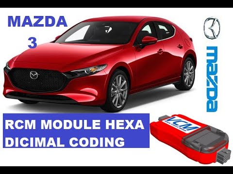 Mazda 3 Air Bag Module Programming Hexadecimal Coding with VCM 1, SRS ...