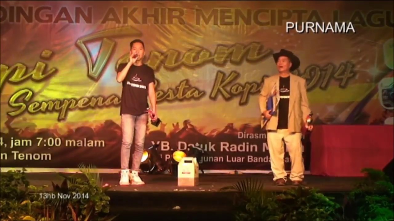 Allen Ambrose Mudi Johan Pertandingan mencipta lagu sempana Pesta Kopi ...