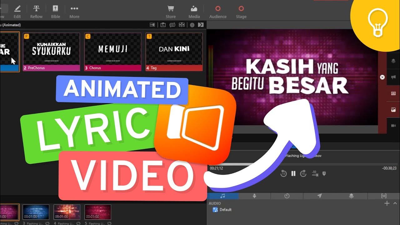 Lyric Video di ProPresenter 7 - [TUTORIAL SERIES] - YouTube