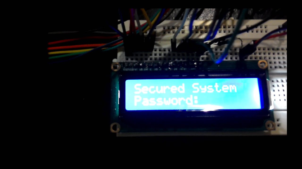 Keypad lock with Relay Output (Arduino Uno) - YouTube
