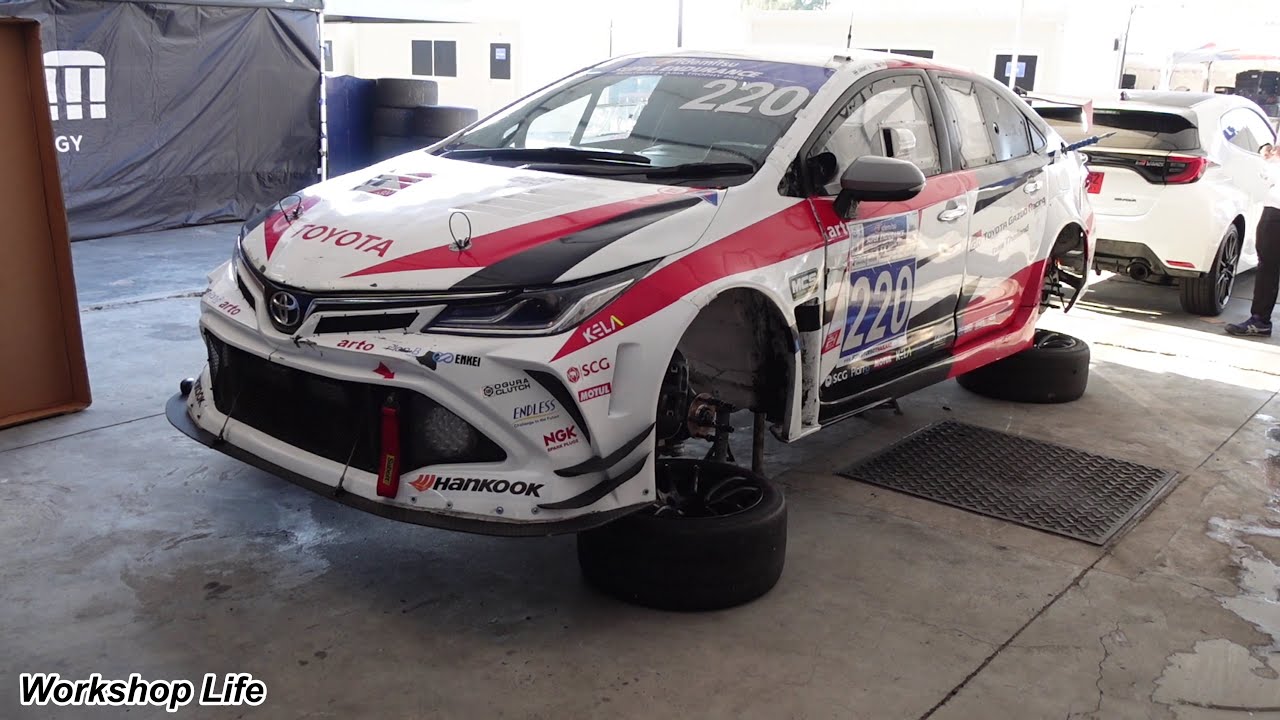 Toyota Race Car Ready for The 10-Hour Endurance Race, Toyota Gazoo ...