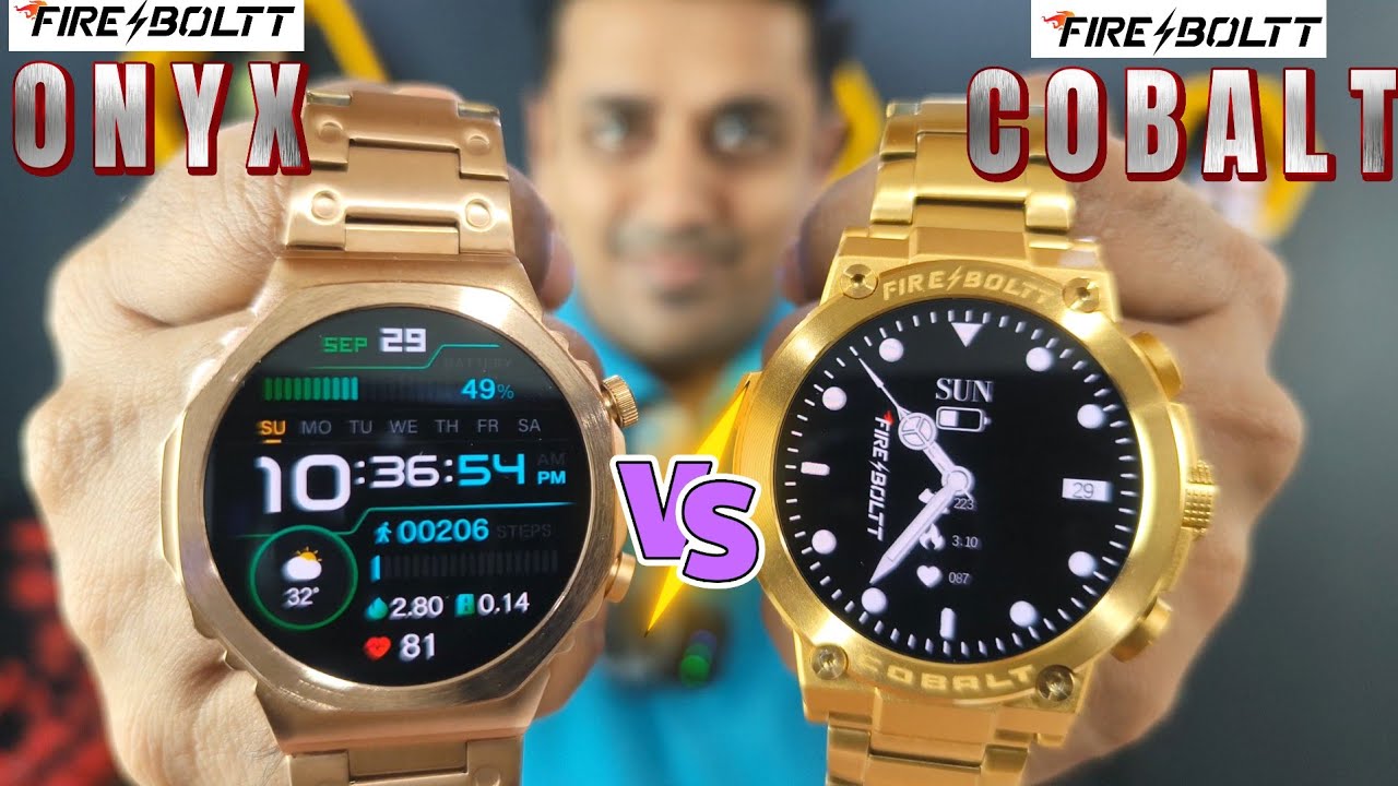 Fireboltt Onyx detailed review and comparison with Fireboltt Cobalt ...