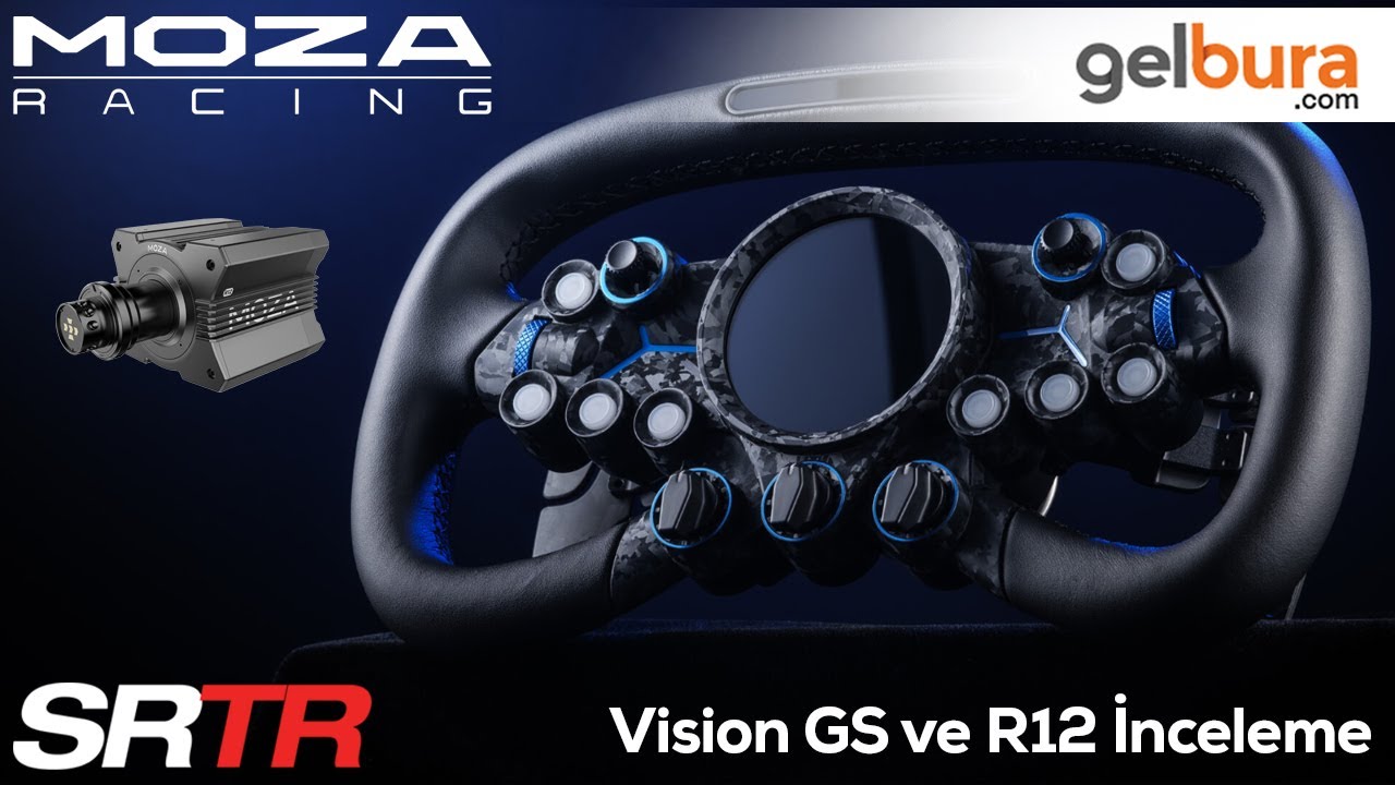 Moza Racing Vision GS Wheel ve R12 Base İnceleme - YouTube