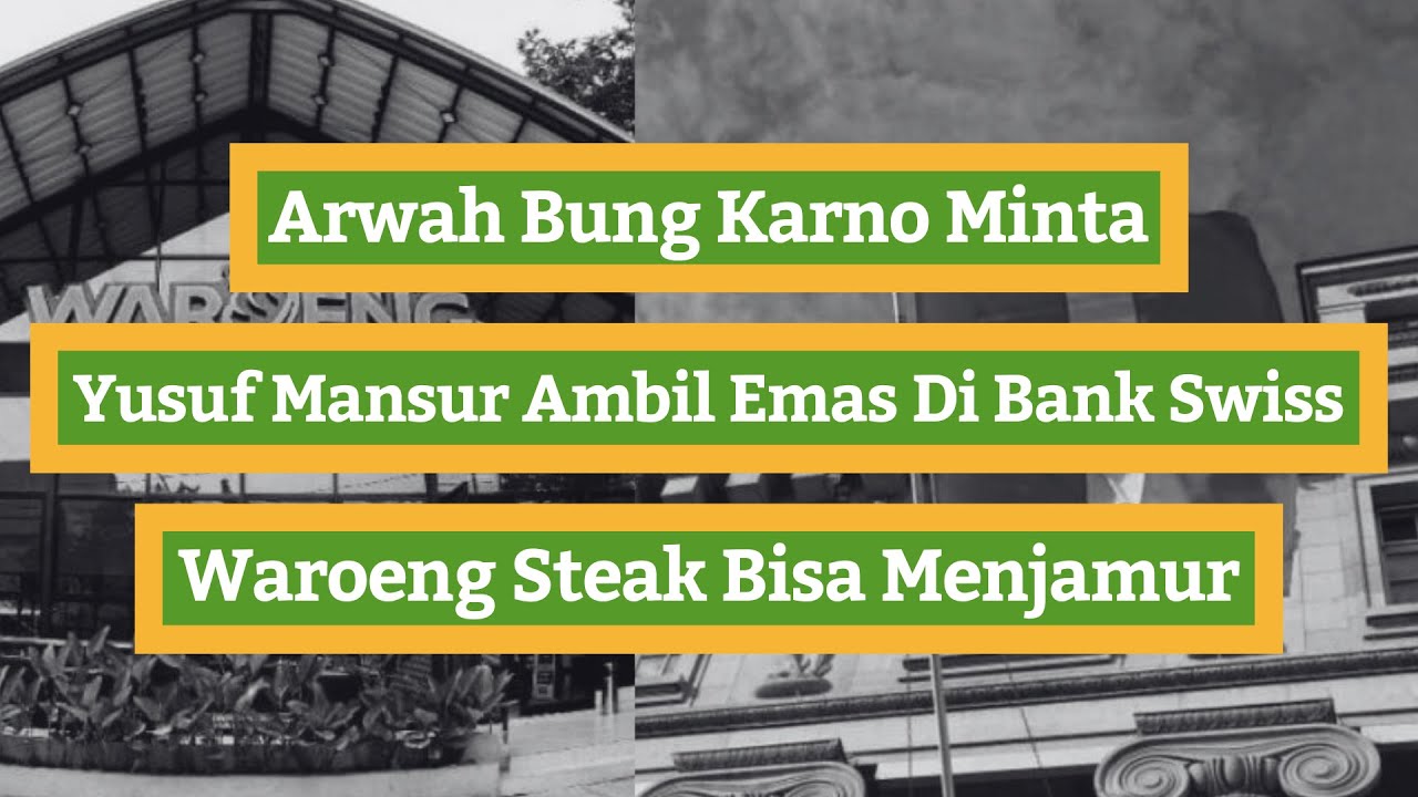 Arwah Bung Karno Minta Yusuf Mansur Ambil Emas Di Bank Swiss. Waroeng ...