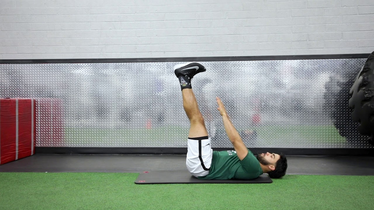 How To Do A Lying Toe Touch - YouTube