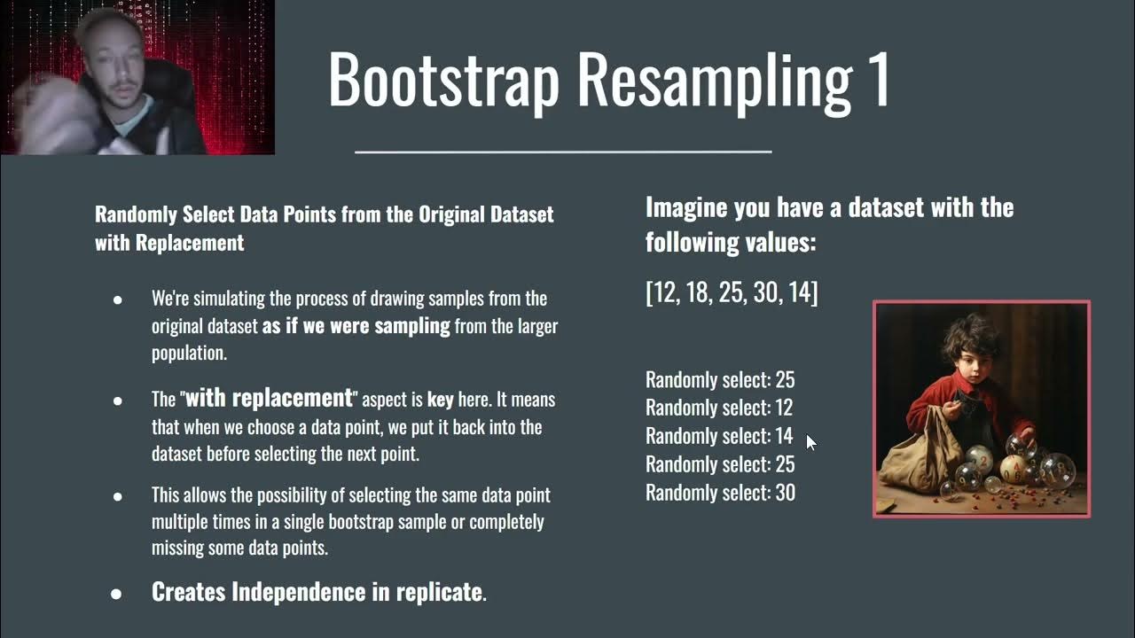 Python Data Analysis Bootcamp class 9 - 02 Bootstramp Resampling 1 ...
