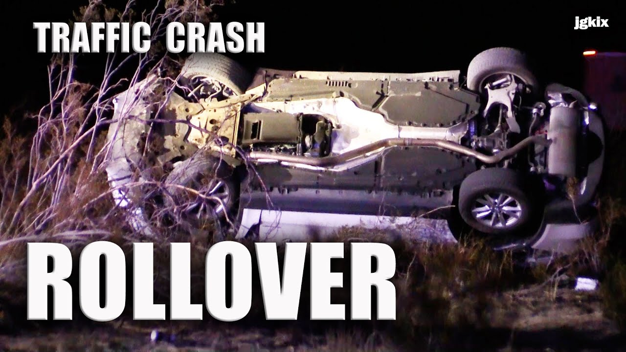 Traffic Crash Roll Over - YouTube
