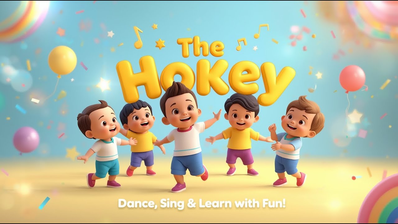 The Hokey Pokey Dance Song 🌈 | Fun Nursery Rhyme for Kids | #kids - YouTube
