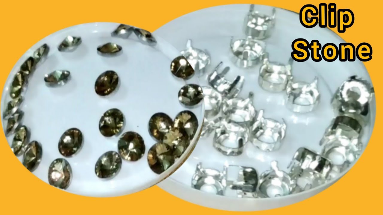 How to fix Clip stone in Fabric/Clip stone fixing method 👈 - YouTube