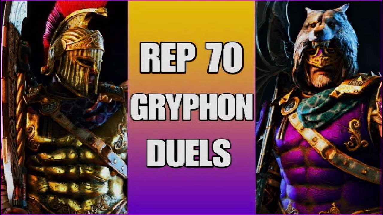 For Honor Rep 70 Gryphon Duels - Is he secretly a top tier duelists ...