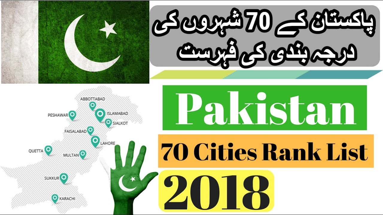 Pakistan 70 Cities Rank List 2018 YouTube pakistan-70-cities-rank-list-2018-youtube