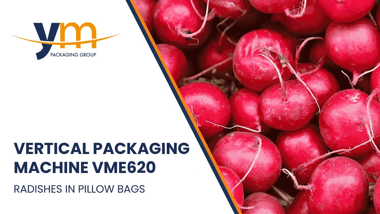 Vertical #PackagingMachine for #radishes in #pillowbags MOD.VME620 ...