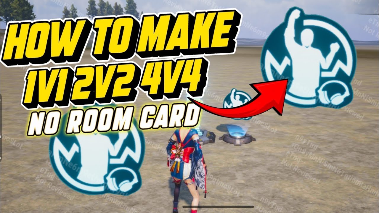 How to make 4 v 4 no room card | how to make friends as enemy | wow tutorial|pubg mobile - YouTube