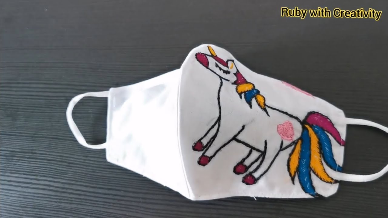 How to make a face mask / Making fabric face mask - YouTube