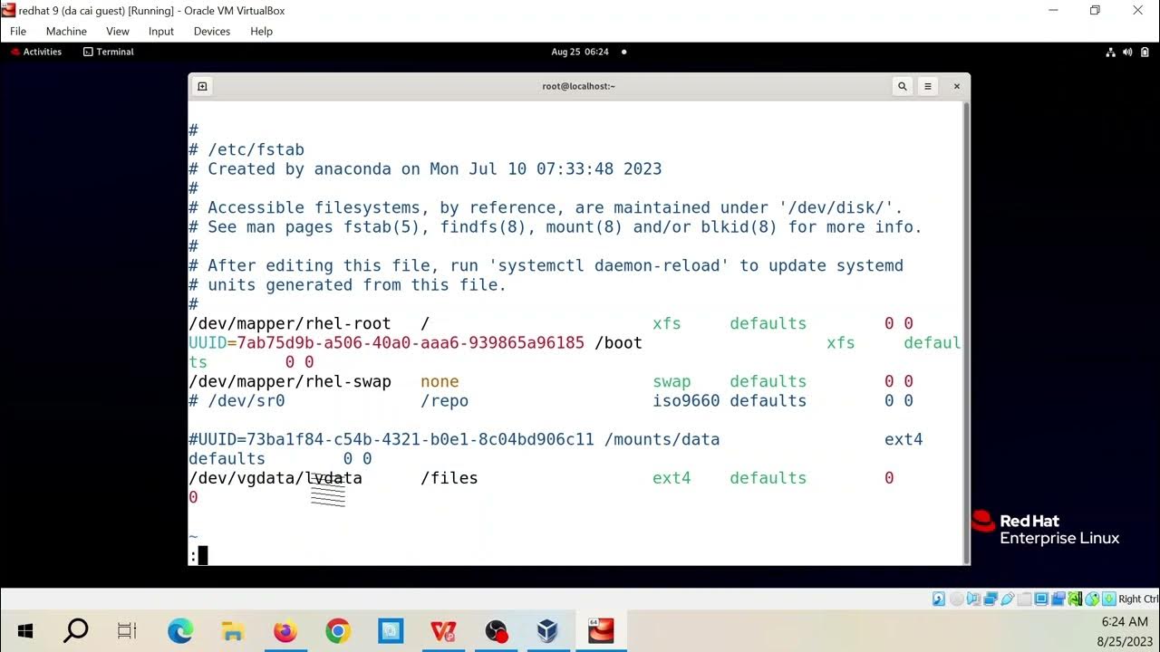 Redhat Linux 9 Lab: Exercise 15-3 Resizing Logical Volumes - YouTube