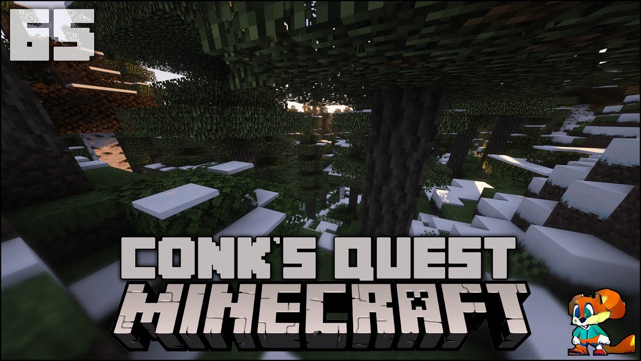 Exploring For Logs | Conk's Quest in Minecraft | Part 65 - YouTube