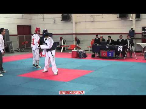 53kg Yagmur Korkut vs Zehra Dosucukur (2016 Turkish Senyor Taekwondo Team Elections)