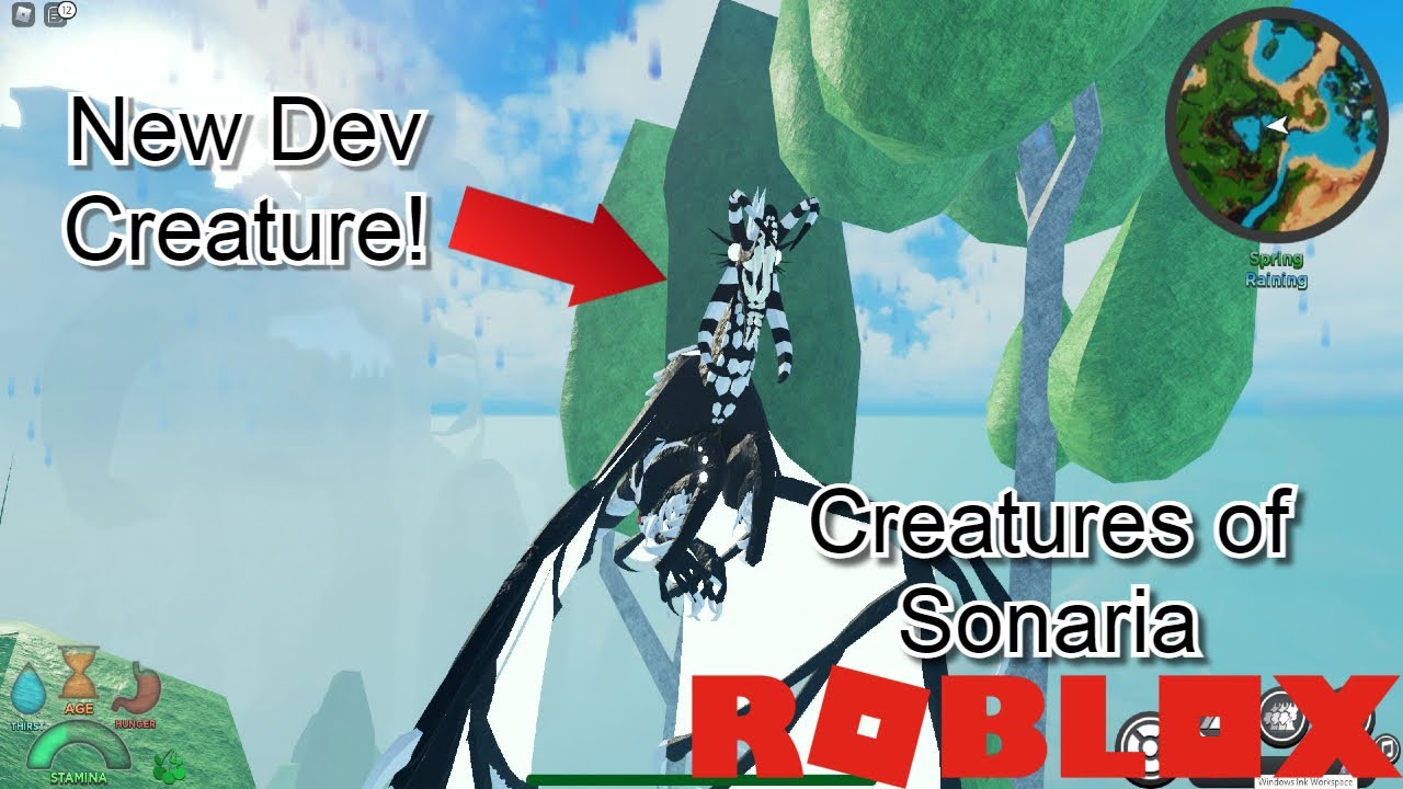Roblox Creatures of Sonaria - NEW DEV CREATURE REVIEW - YouTube