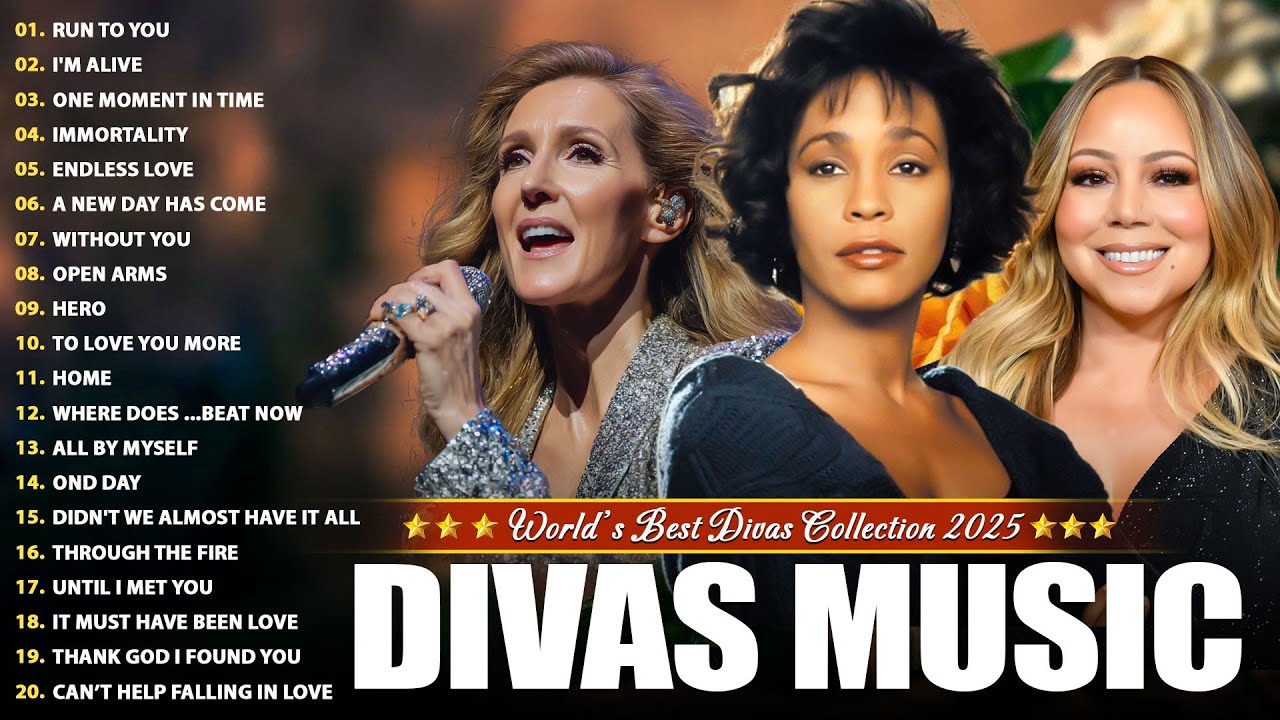 World’s Best Divas Collection 2025 - Whitney Houston, Celine Dion ...