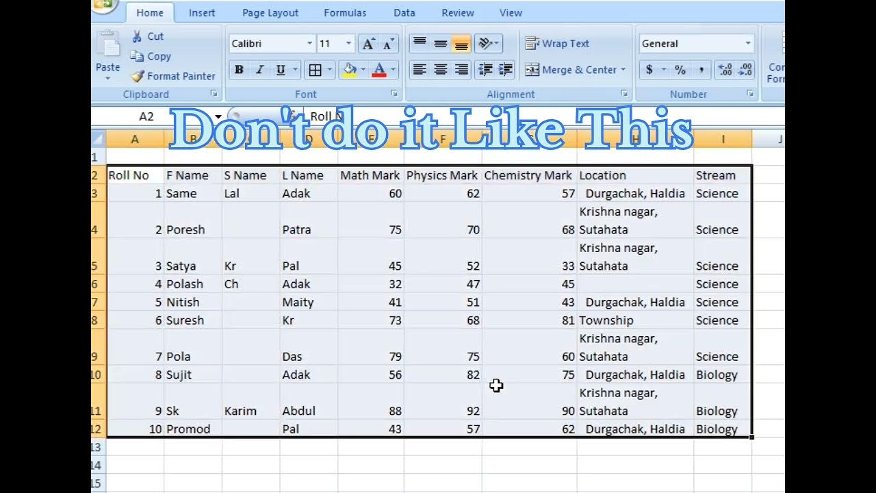 Excel Tutorial Part 4 Youtube