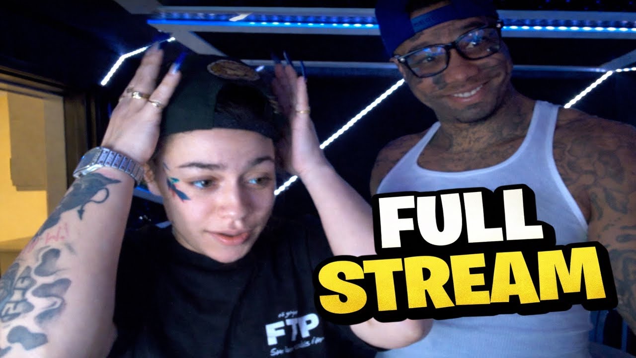 Blueface SPENDS NEW YEARS with nevaeh (FULL STREAM) - YouTube