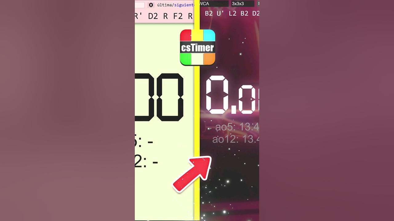 CÓMO PERSONALIZAR CSTIMER AL 100% 🎨💻🔧 #shorts #rubik #rubikscube #speedcubing #cstimer # ...