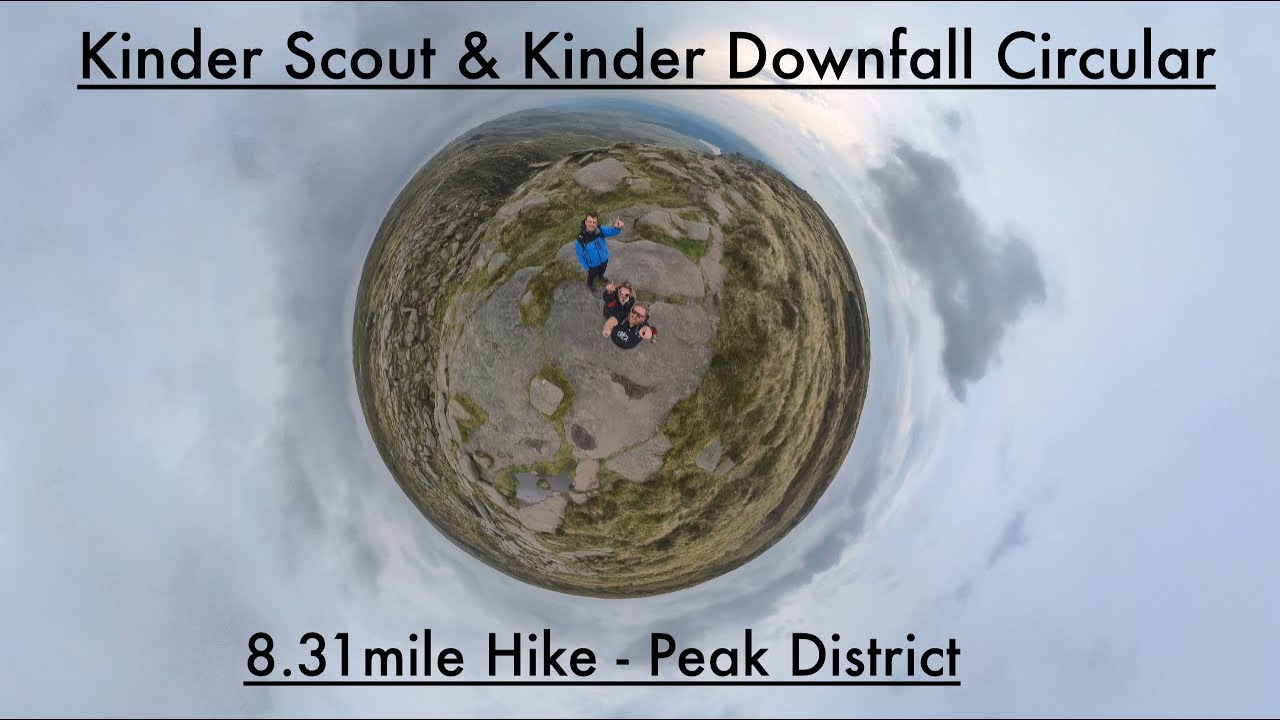 Kider scout and kinder Downfall Circular Peak District - YouTube