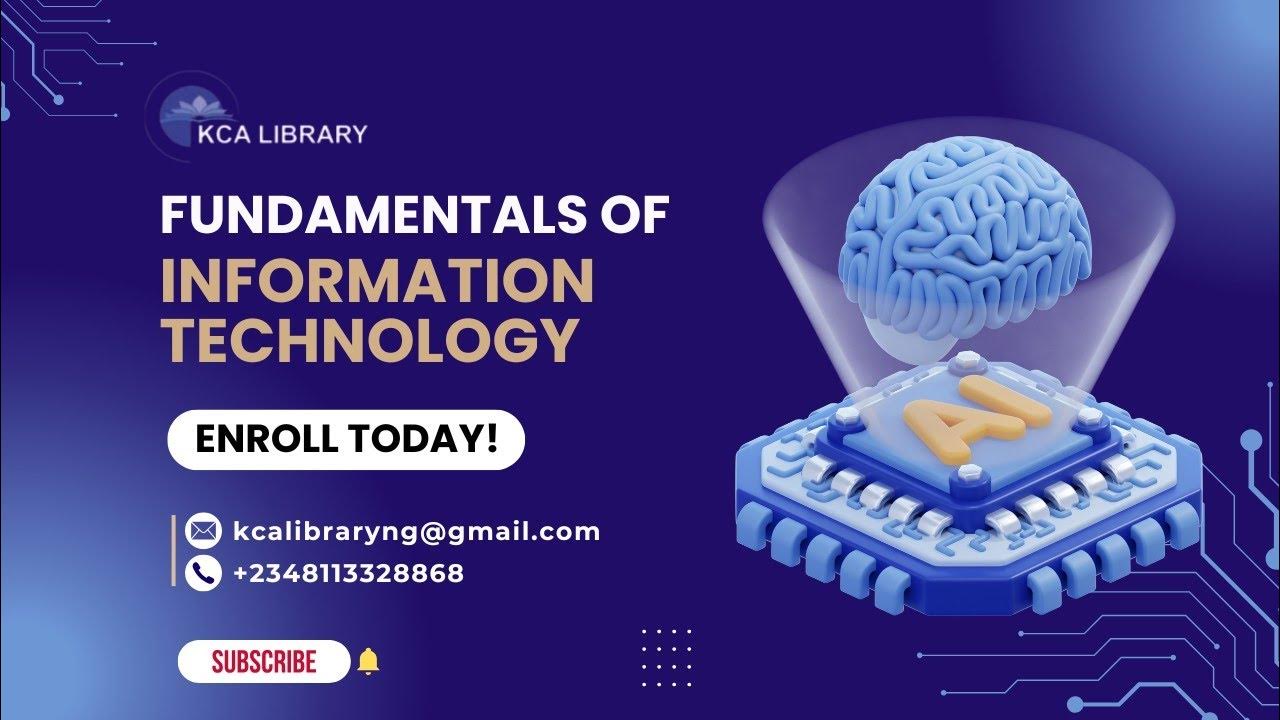 Fundamentals of Information Technology (Computer Software) - YouTube
