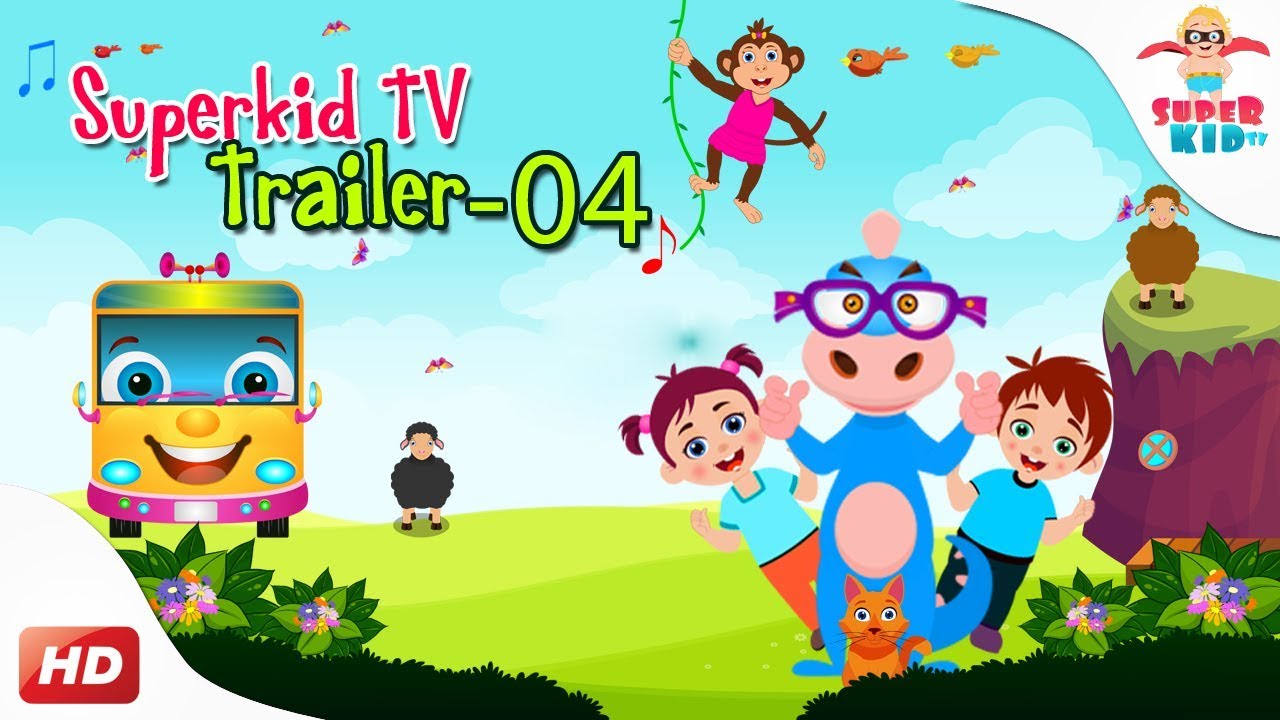 Superkid TV Channel Trailer | Nursery rhymes and Lullaby songs - YouTube
