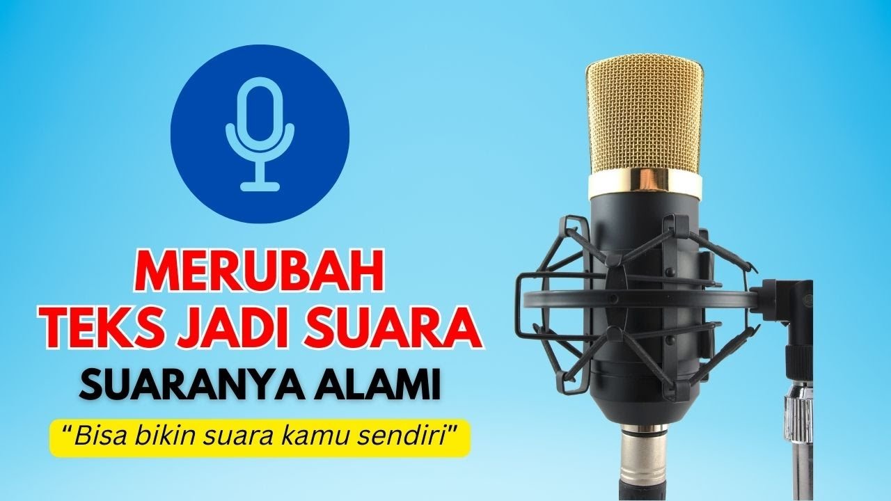 Tutorial merubah teks jadi suara terbaik - Text to speech - YouTube