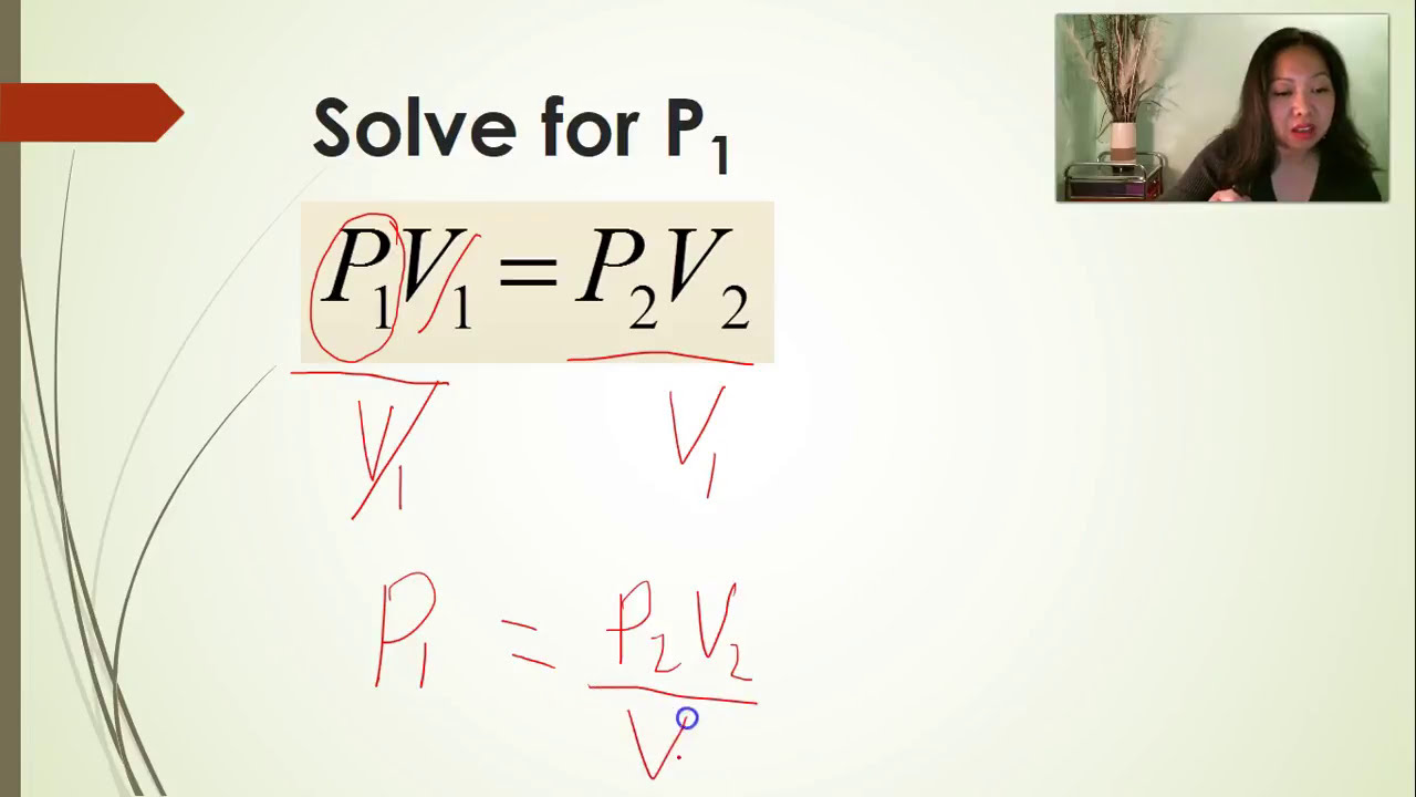 Science Tutorial: Boyle's Law and Manipulation of Formula #boyleslaw ...