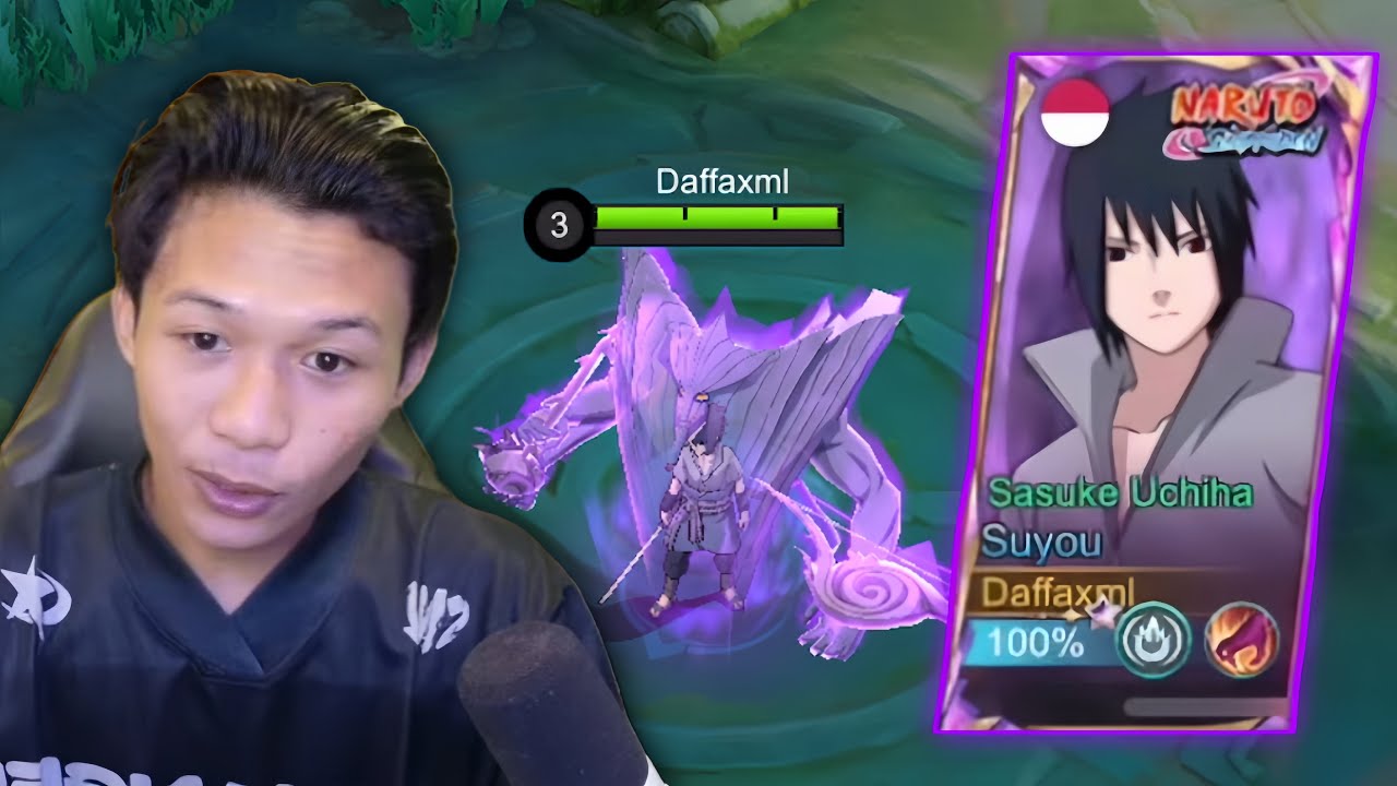 REVIEW SKIN SASUKE UCHIHA SUYOU!! - Mobile Legends - YouTube