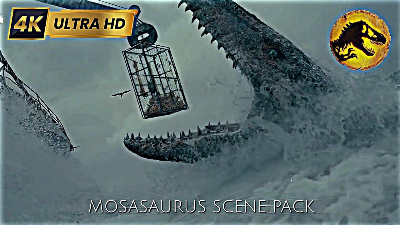 Jurassic World Dominion | Mosasaurus Scene Pack •[4K Ultra HD]• - YouTube