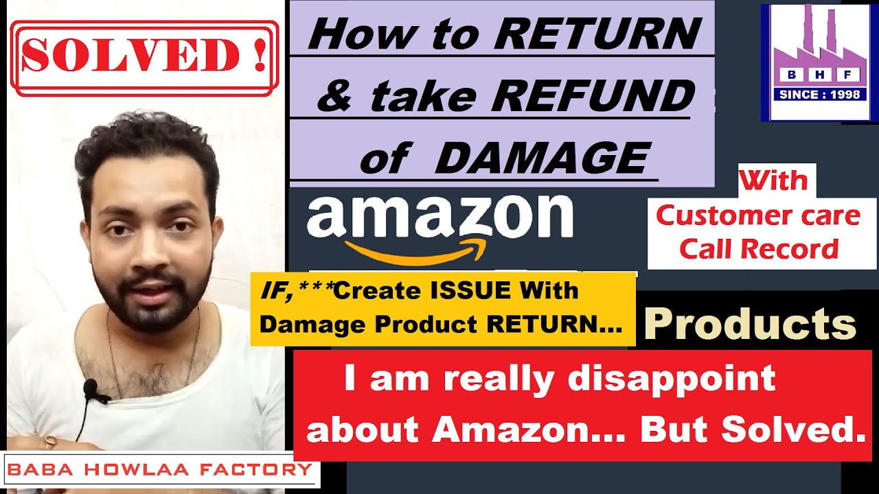 Amazon Fraud Product Return Process | How To Get Refund From Amazon ...