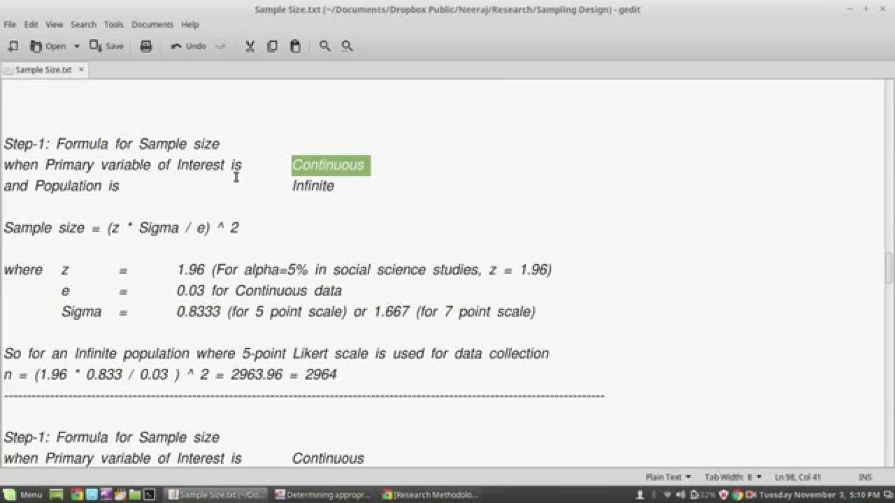 Sample Size 3 - YouTube